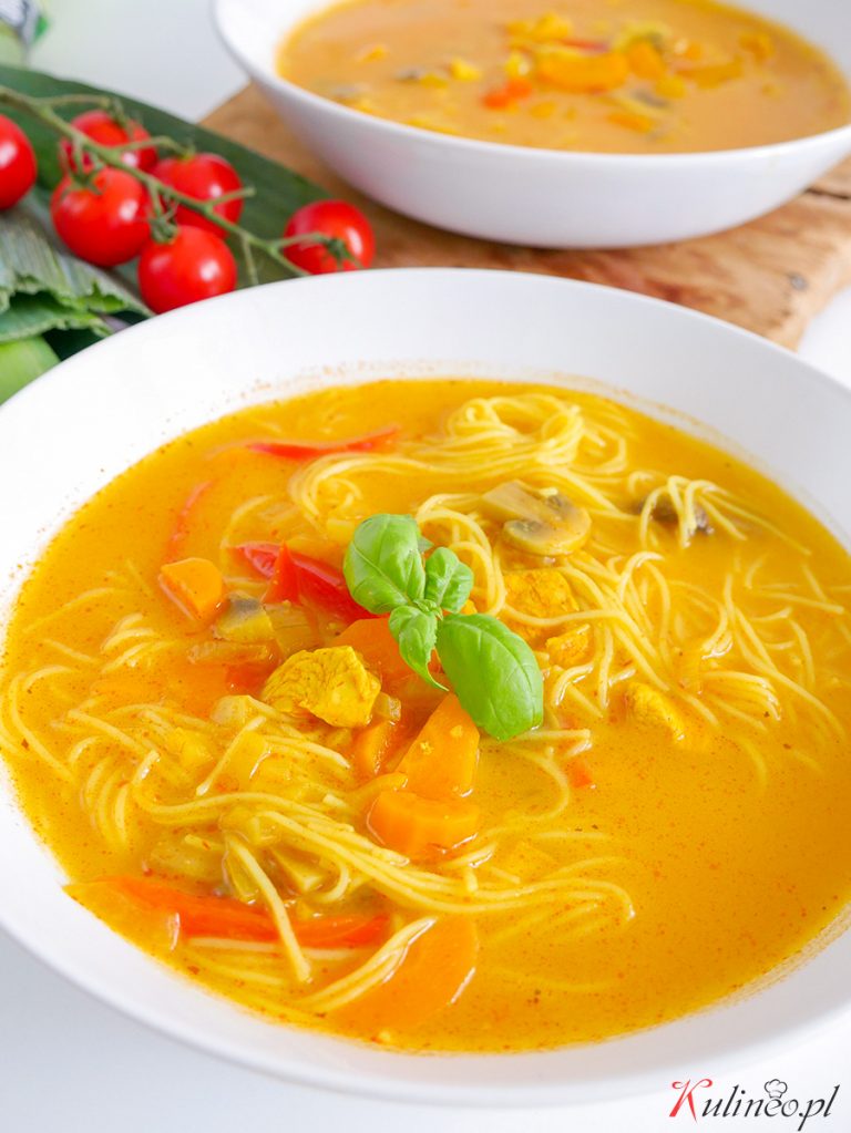 Zupa tajska z kurczakiem - SuperPrzepis.pl
